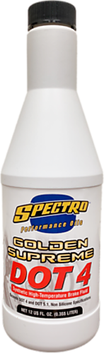 GOLDEN SUPREME DOT 4 BRAKE FLUID | SPECTRO